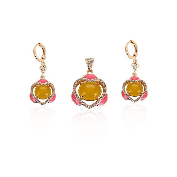 Charles Delon | Jewelry | Charles Delon Pendant Earrings Jewelry Set ...